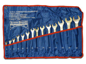 Barra Brand 14pc Combination Spanner Set 6-24mm & Bill's Tool Store