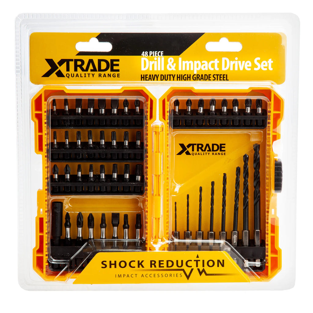 XTrade X0900075 48 Piece Drill & Impact Drive Set & Bill's Tool Store