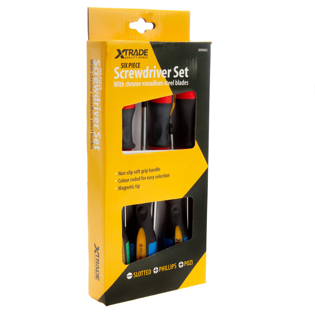 XTrade X0900063 6 Piece Screwdriver Set & Bill's Tool Store